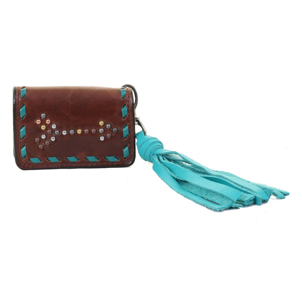 BUS67A - Brandy Pull-Up Arrow Business Card Holder - Double J Saddlery