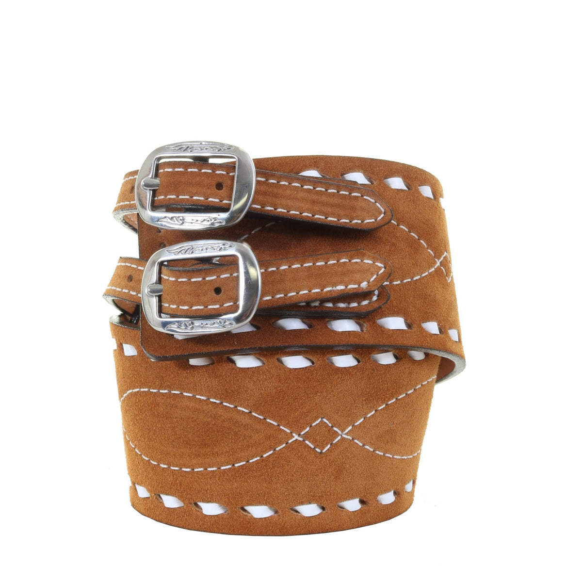 B1231 - Toast Suede Belt - Double J Saddlery