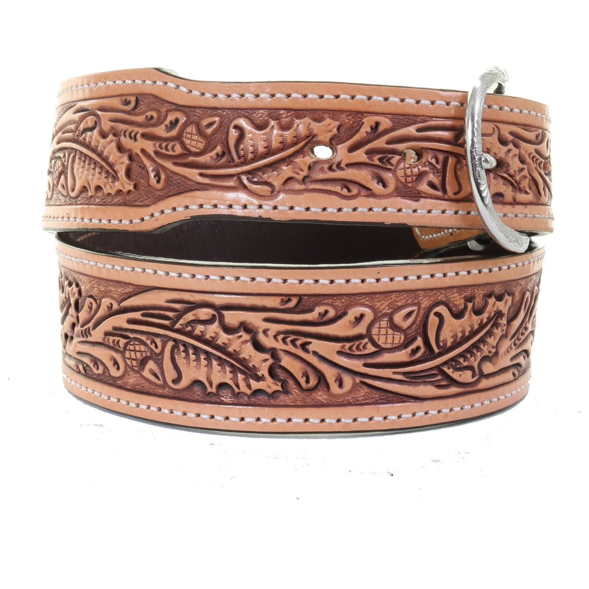 B1232 - Acorn Oak Leaf Belt - Double J Saddlery