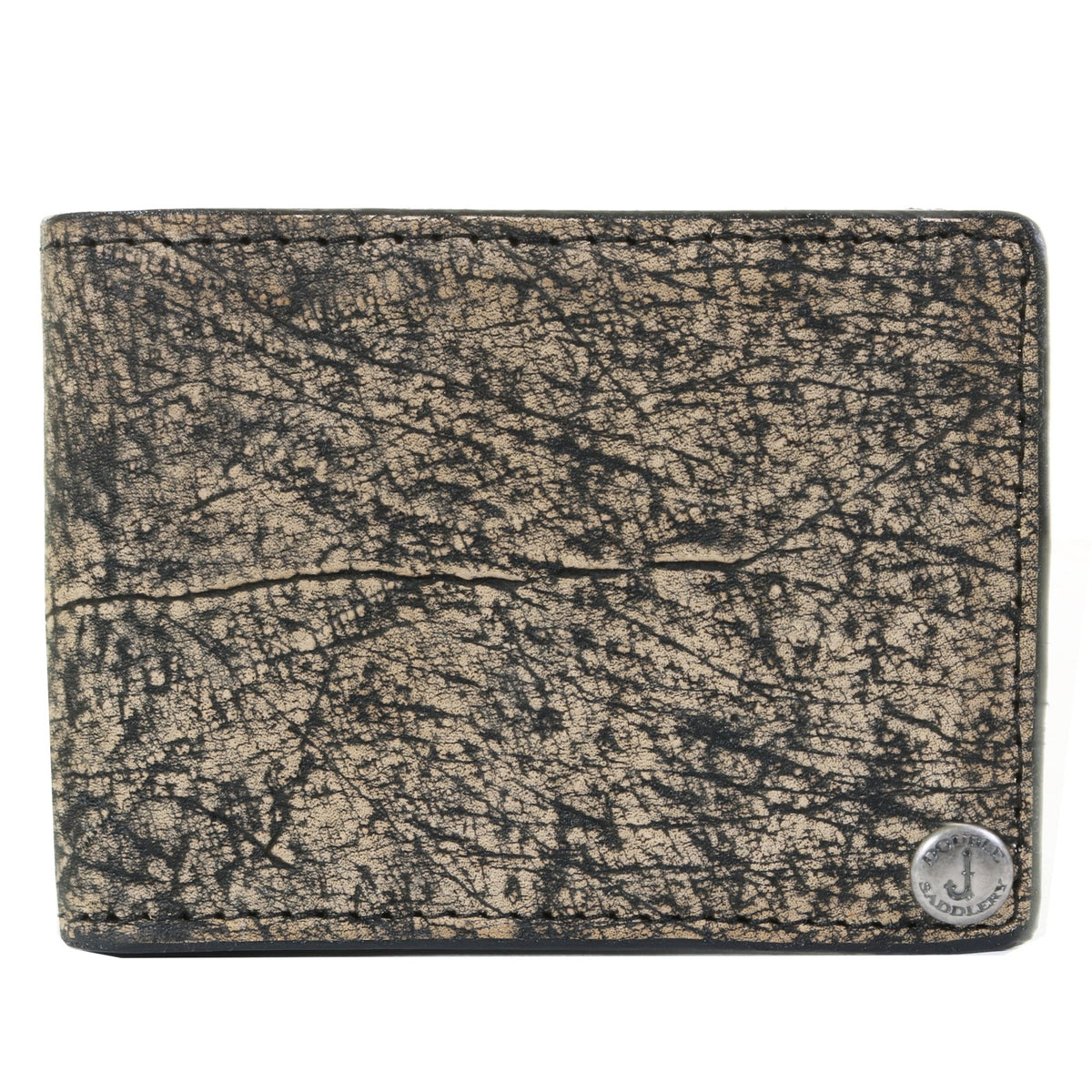 BF74 - Genuine Safari Giraffe Mens Bifold Wallet - Double J Saddlery