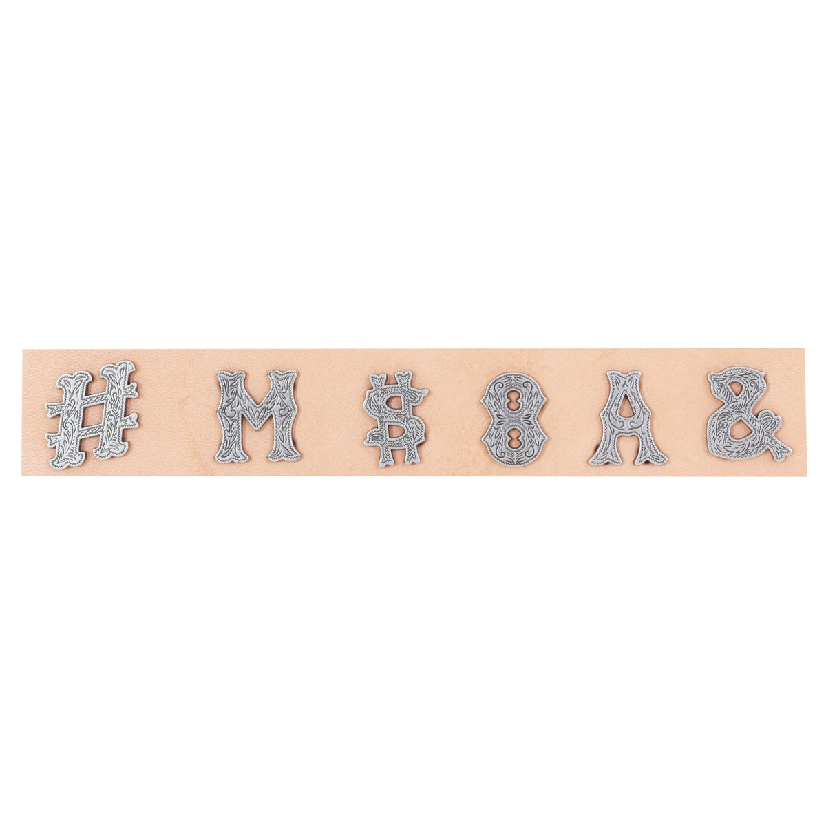 Antique Silver Letters - Double J Saddlery