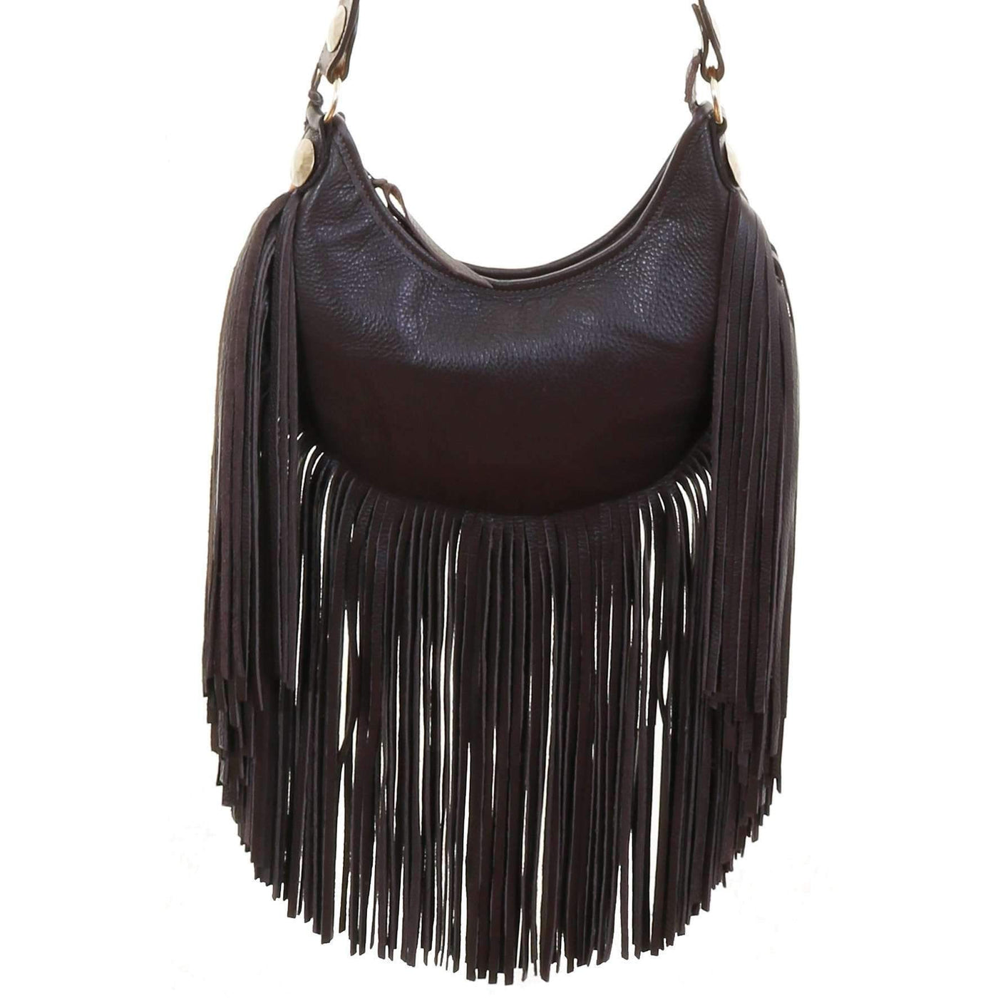 HMH17 - Buckskin V Design Hobo Bag - Double J Saddlery