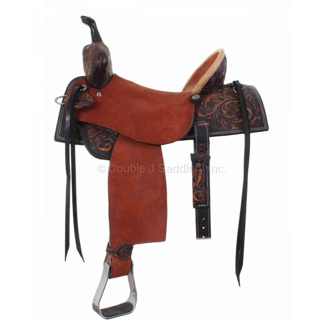 SPXF113 - The Pursuit Flex Barrel Racer w/ ELC - Double J Saddlery